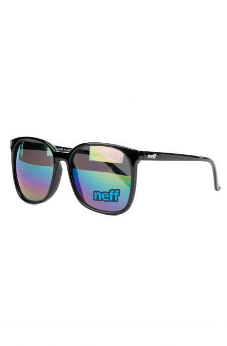 NEFF The Women's Oversized Shield Sunglasses in Black P2583-BLK - Karmaloop