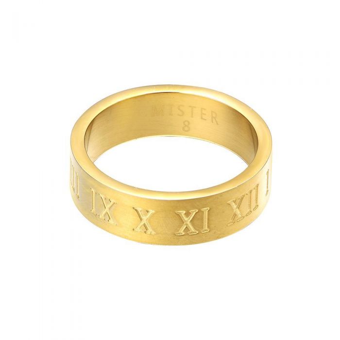 MISTER Roman Ring Gold SKU-MRRO-GOLD - Karmaloop