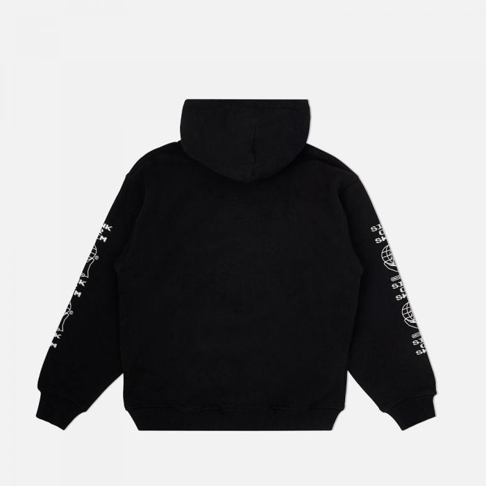 8&9 CLOTHING Weatherman Hooded Sweatshirt Black HSWEABLK-BLACK - Karmaloop