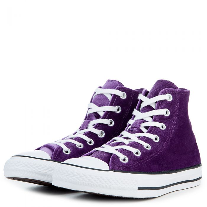 CONVERSE Women's Chuck Taylor All Star Velvet Hi Sneaker 557931F ...