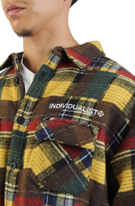 INDIVIDUALIST Splatter Flannel Long Sleeve Shirt IND250313-FLS - Karmaloop