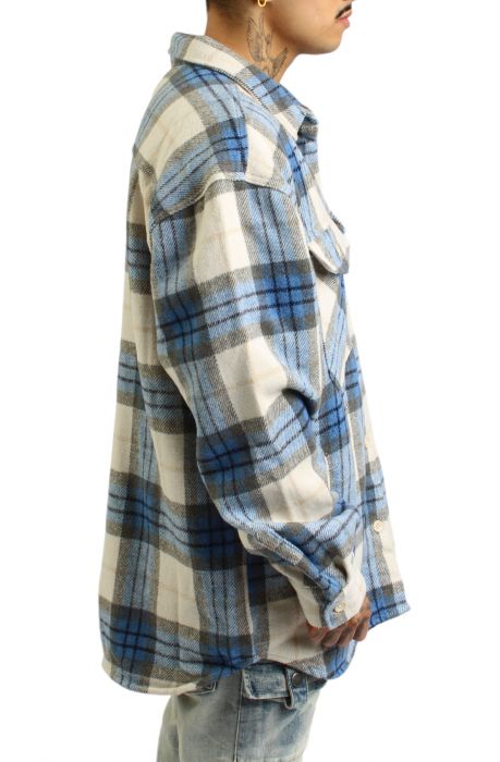 HIGH CALIBER Lumberjack Flannel C13659-BLUE - Karmaloop