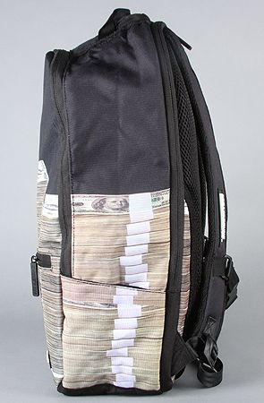 The Money Stacks Backpack in Black