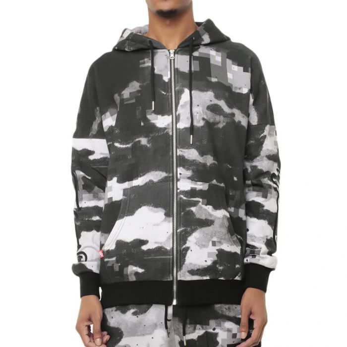 8&9 MFG CO Digi Snow Camo Pullover Hooded Sweatshirt HSDCAMO - Karmaloop
