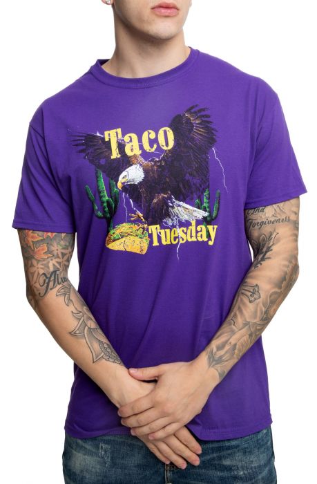 CIVIL Flying Taco Tee EAGLE001-PURP - Karmaloop