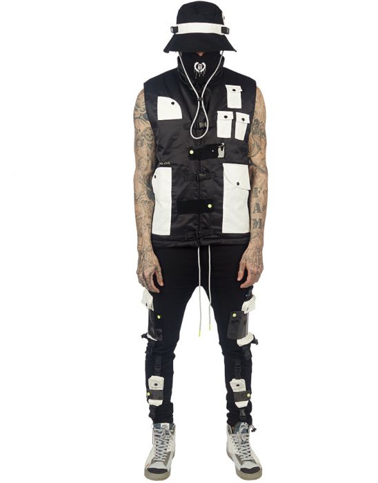 HIDEOUT YK Tech Cargo Joggers Pants HDTCLTHNG-65D8B1-BLACK - Karmaloop