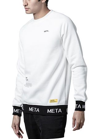 META THREADS Hydra Crew Sweater White SWEATER_META_HYDRA_WHITE - Karmaloop