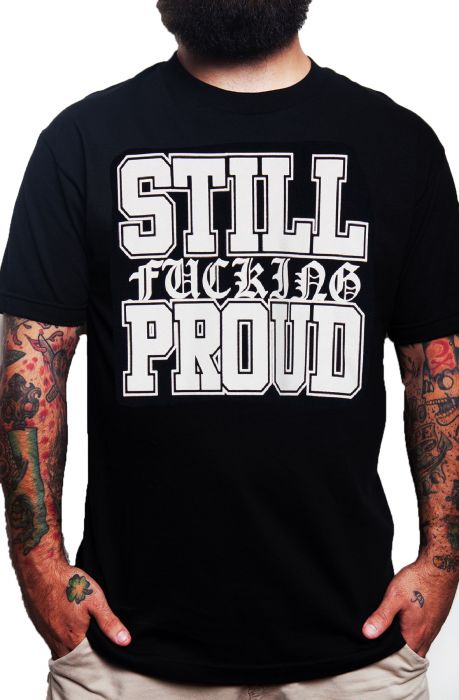 STILL PROUD PERSEVERE Black T-Shirt SP00-83 - Karmaloop
