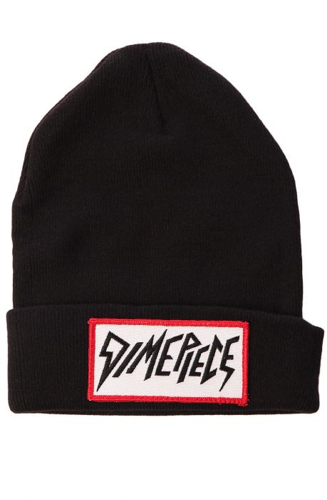 Dimepiece La The Dimepiece Logo Beanie In Black And Red Ac B017 Brd Plndr
