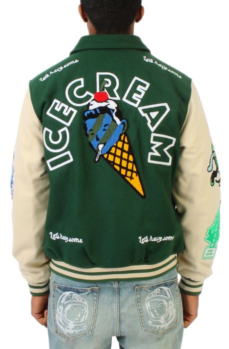 ICE CREAM Dollar Sign Jacket 431-7401GRN - Karmaloop