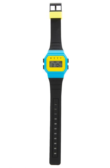 NEFF The Flava Digital Watch In Cyan NF0249-CYN - Karmaloop
