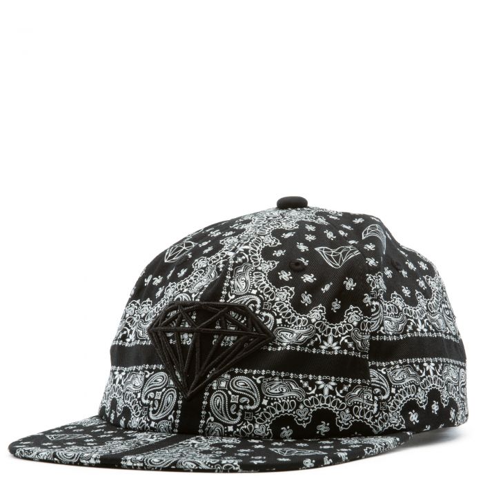 DIAMOND SUPPLY CO. Brilliant Bandana Unstructured Snapback Hat ...