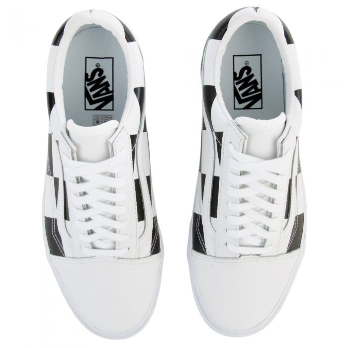 VANS Leather Checkerboard Old Skool VN0A4BV5TPL - PLNDR