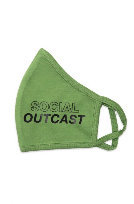 KILOS TO PARIS Social Outcast Mask in Green SOCIALMASK_GRN - Karmaloop