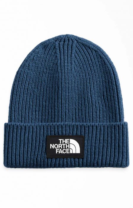 THE NORTH FACE TNF Logo Box Cuffed Beanie NF0A3FJXHDC-OS - Karmaloop