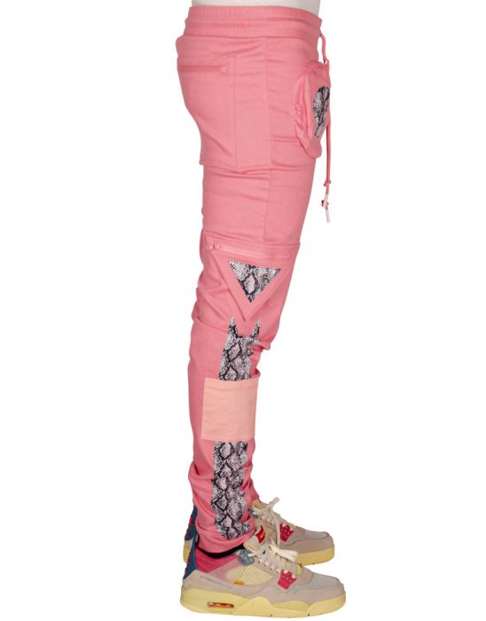 THE HIDEOUT CLOTHING Snakes & Shapes Cargo Joggers Pants THC-SN-SF ...