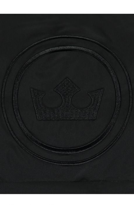 KING APPAREL Tennyson Reversible Puffer Jacket - Black / Sky Blue AW22 ...