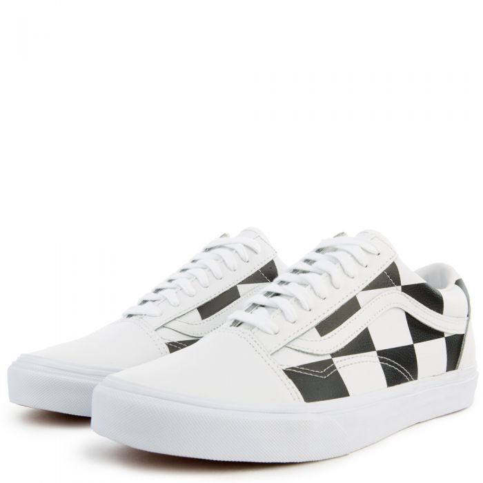 VANS Leather Checkerboard Old Skool VN0A4BV5TPL - PLNDR