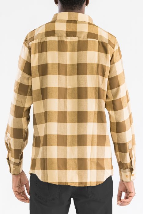 WEIV 111 FLANNEL FL111-KHAKIBROWN - Karmaloop
