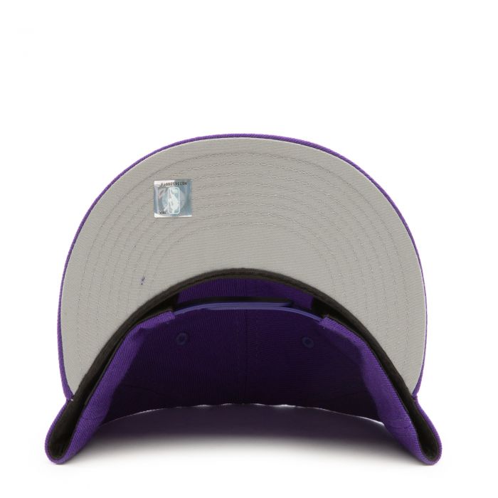 NEW ERA CAPS Los Angeles Lakers Upside Down Logo 59Fifty Fitted Hat ...