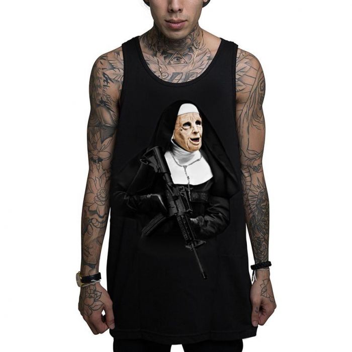 MAFIOSO GUNPOINT TANK MFSO-E95EE4-BLACK - Karmaloop