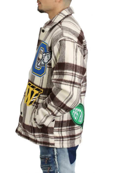 FIRST ROW Plaid Jacket FRJ2054 - Karmaloop
