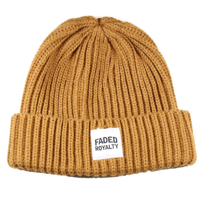 FADED ROYALTY TAN WOVEN BEANIE 103FR2018 - Karmaloop