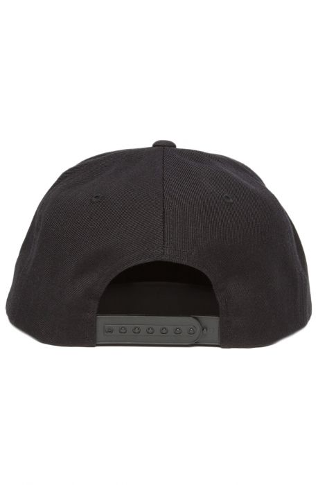 SSUR Hat Scorpion 6 Panel Snapback Black