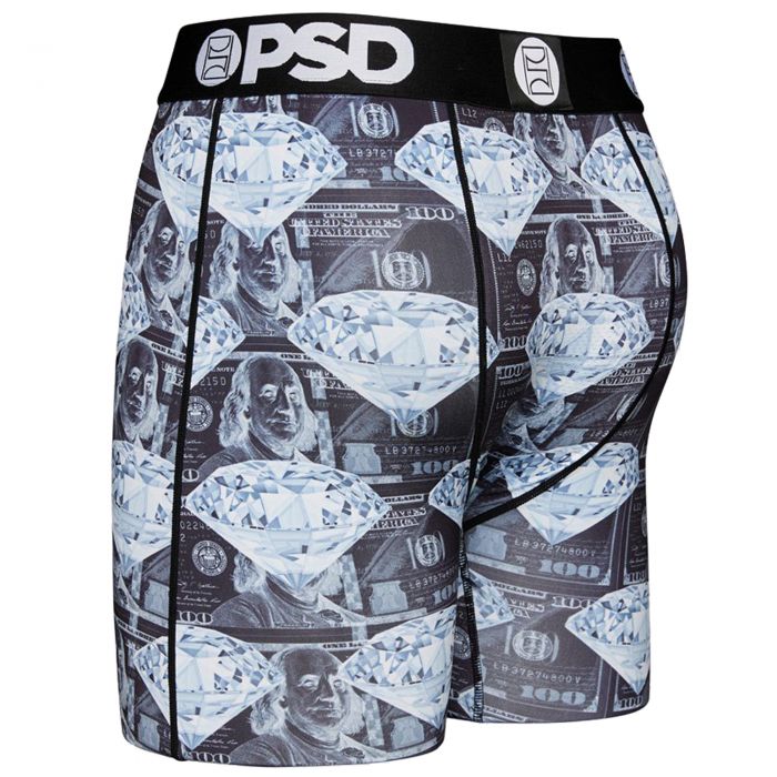 PSD UNDERWEAR Dark Money Diamond Boxer Briefs 321180034 - Karmaloop