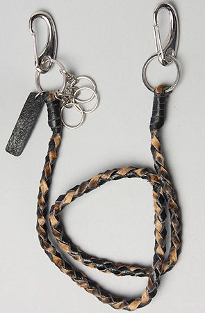 The Michaels Keychain in Black