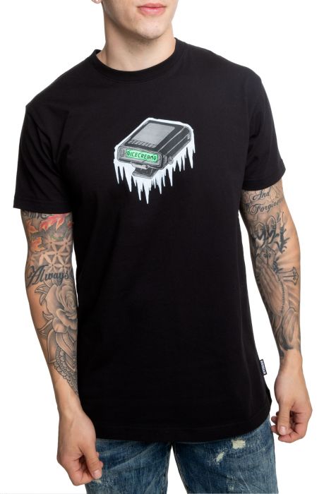 ICE CREAM Pager Short Sleeve Tee In Black 401 1207 BLK Karmaloop ice-cream-pager-short-sleeve-tee-in-black-401-1207-blk-karmaloop