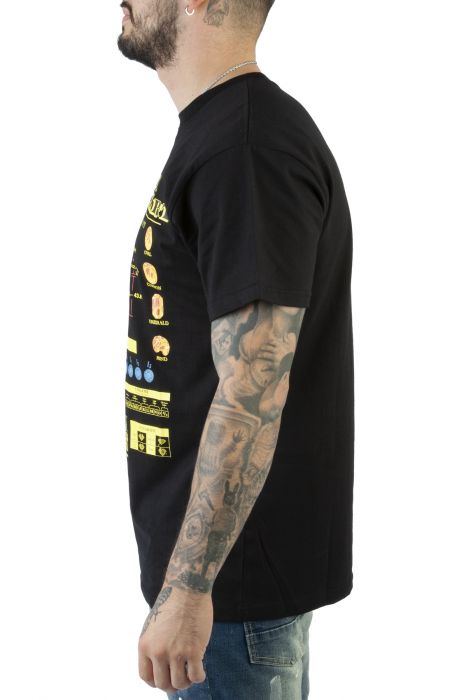 BILLIONAIRE BOYS CLUB BB Grading Chart Short Sleeve Tee 821-7216BLK ...