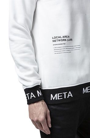 META THREADS Hydra Crew Sweater White SWEATER_META_HYDRA_WHITE - Karmaloop