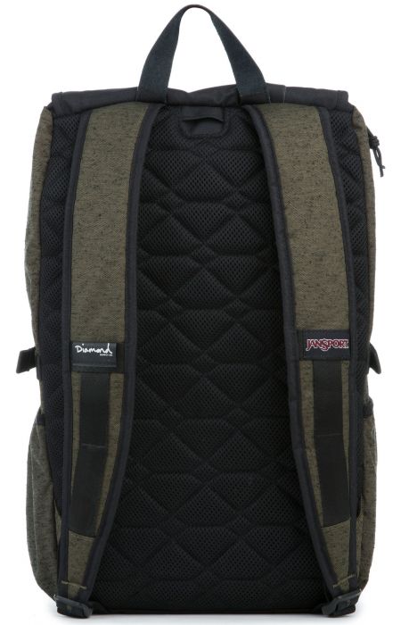 The Jansport x Diamond Supply Co. Hatchet Backpack in Olive