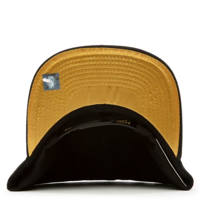 MITCHELL & NESS Golden State Warriors Gold Dip Down Snapback Hat ...