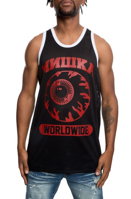MISHKA The MNWKA Worldwide Jersey in Black SM161150-BLK - Karmaloop