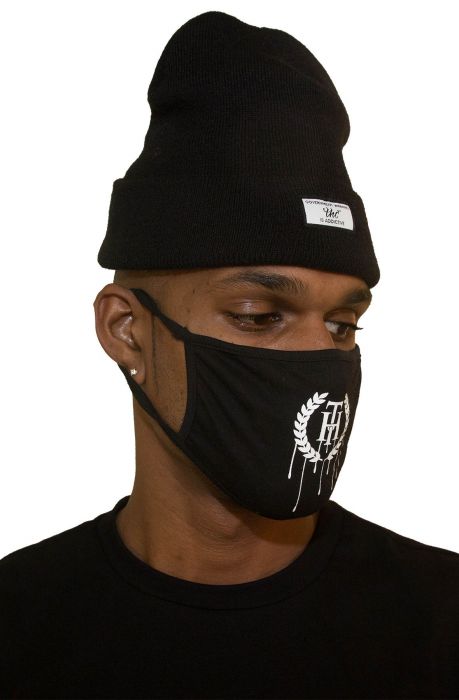 THE HIDEOUT CLOTHING Kouzhao Dripping Facemask (Black ...