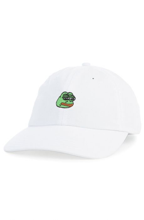 CAST SHADOW The Pepe Dad Hat in White CSFA17PPE-WHT - PLNDR
