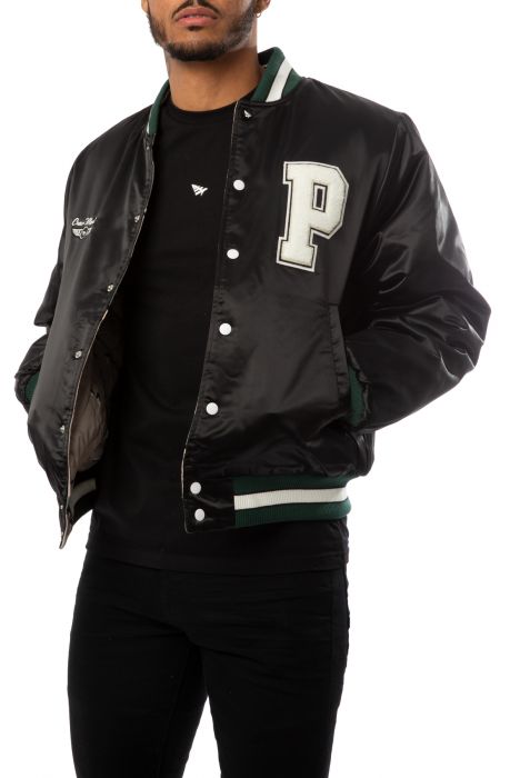 PAPER PLANES WS Reversible Varsity Jacket 100971-BLK - Karmaloop