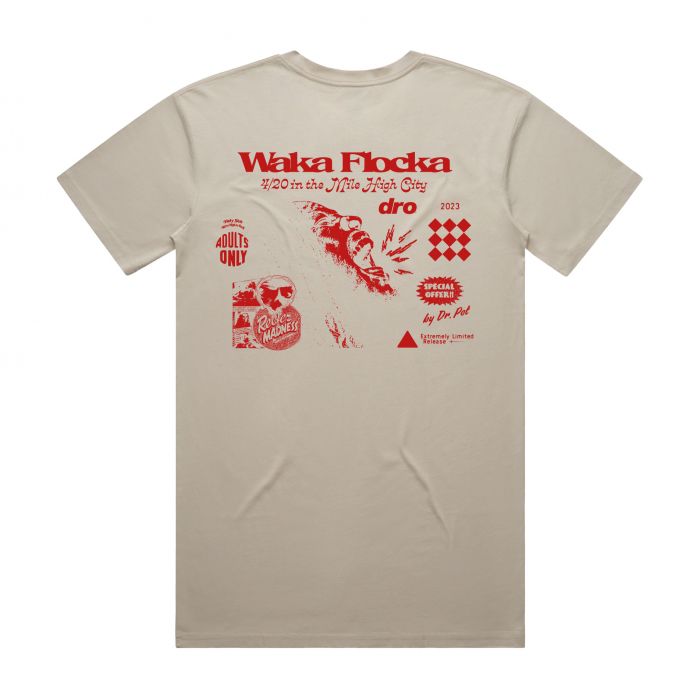 DRO X Waka Flocka 420 Tee - Bone T--WAKA420-BONE-BONE - Karmaloop