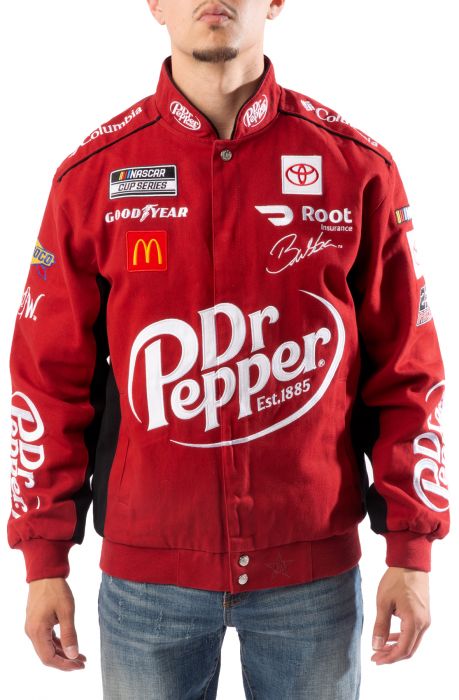 JH DESIGN Dr. Pepper Racing Jacket BW0303DR21-BUR - Karmaloop