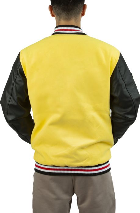 REASON Wildcat Varsity Jacket RSNFJ1-05YEL - Karmaloop