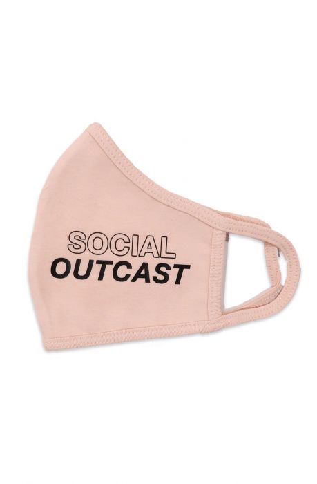 KILOS TO PARIS Social Outcast Mask in Pink SOCIALMASK_PNK - Karmaloop
