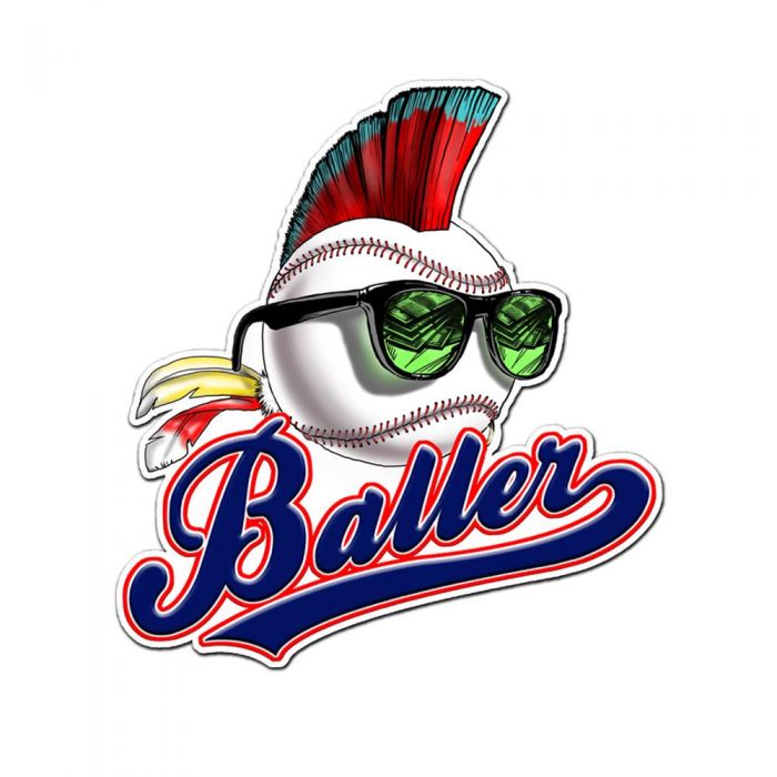 ENEMY Baller Sticker ENEMY-049E7D - Karmaloop